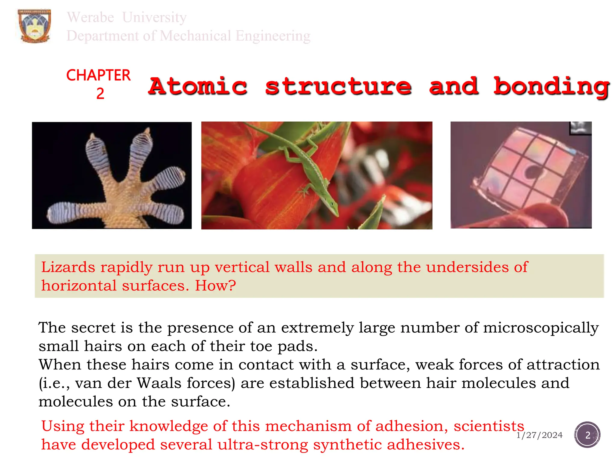 chapter 2 Atomic structure and bonding .pptx