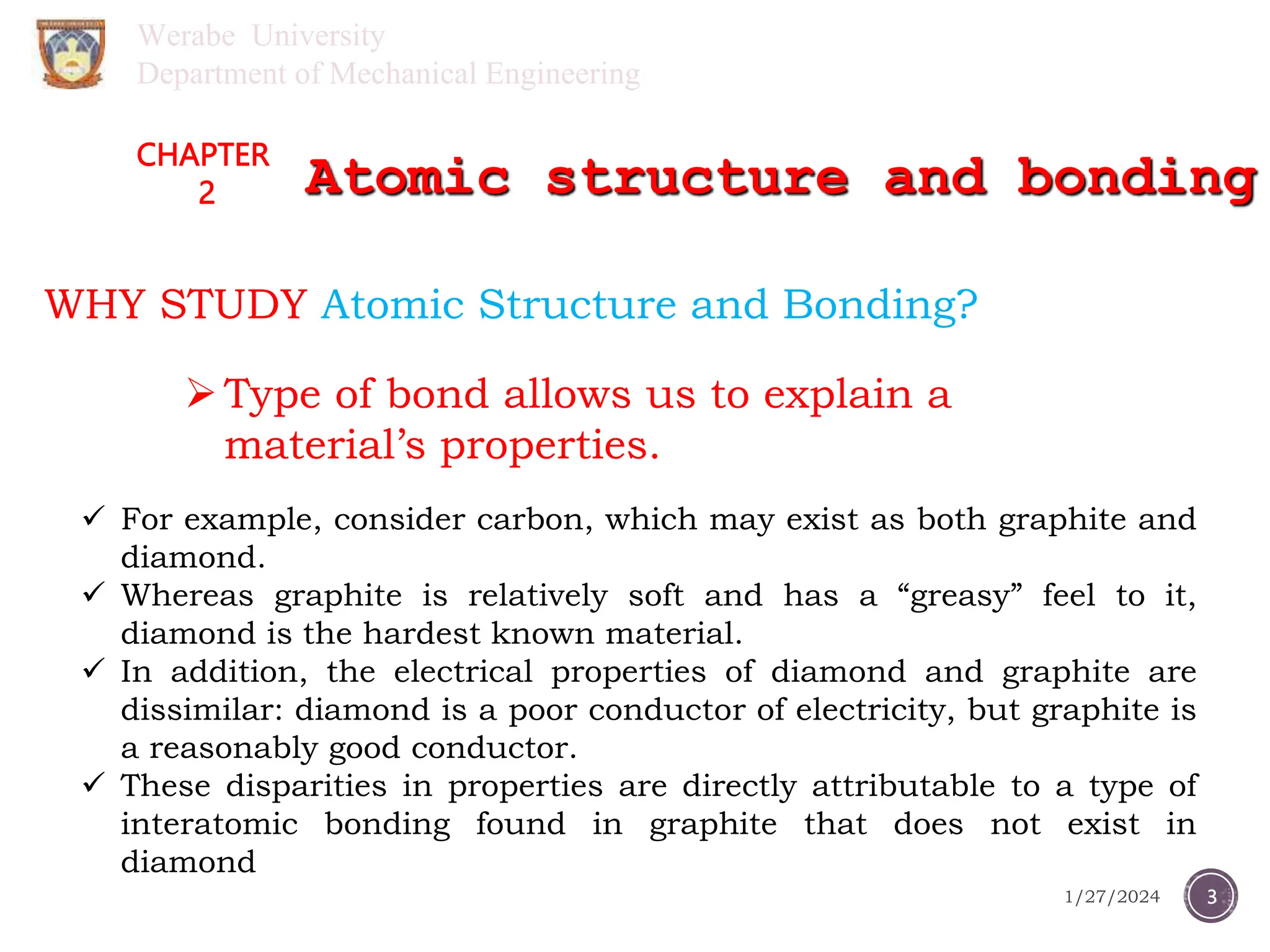 chapter 2 Atomic structure and bonding .pptx
