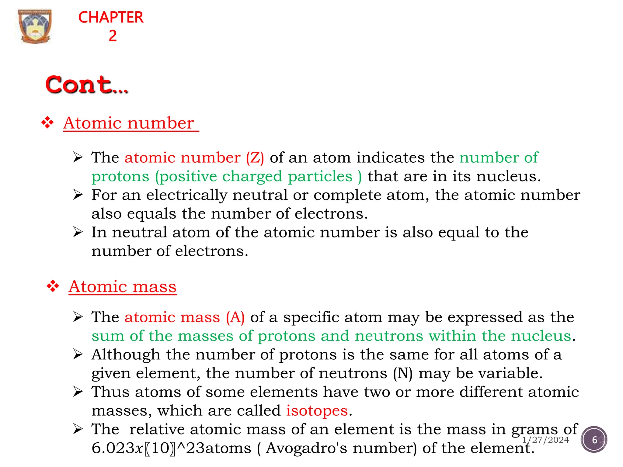 chapter 2 Atomic structure and bonding .pptx