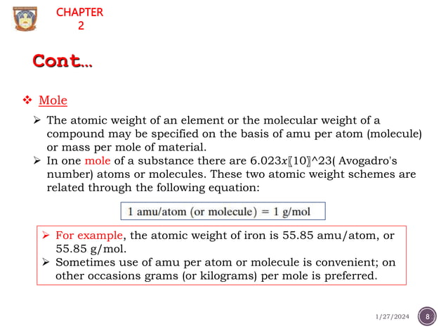 chapter 2 Atomic structure and bonding .pptx