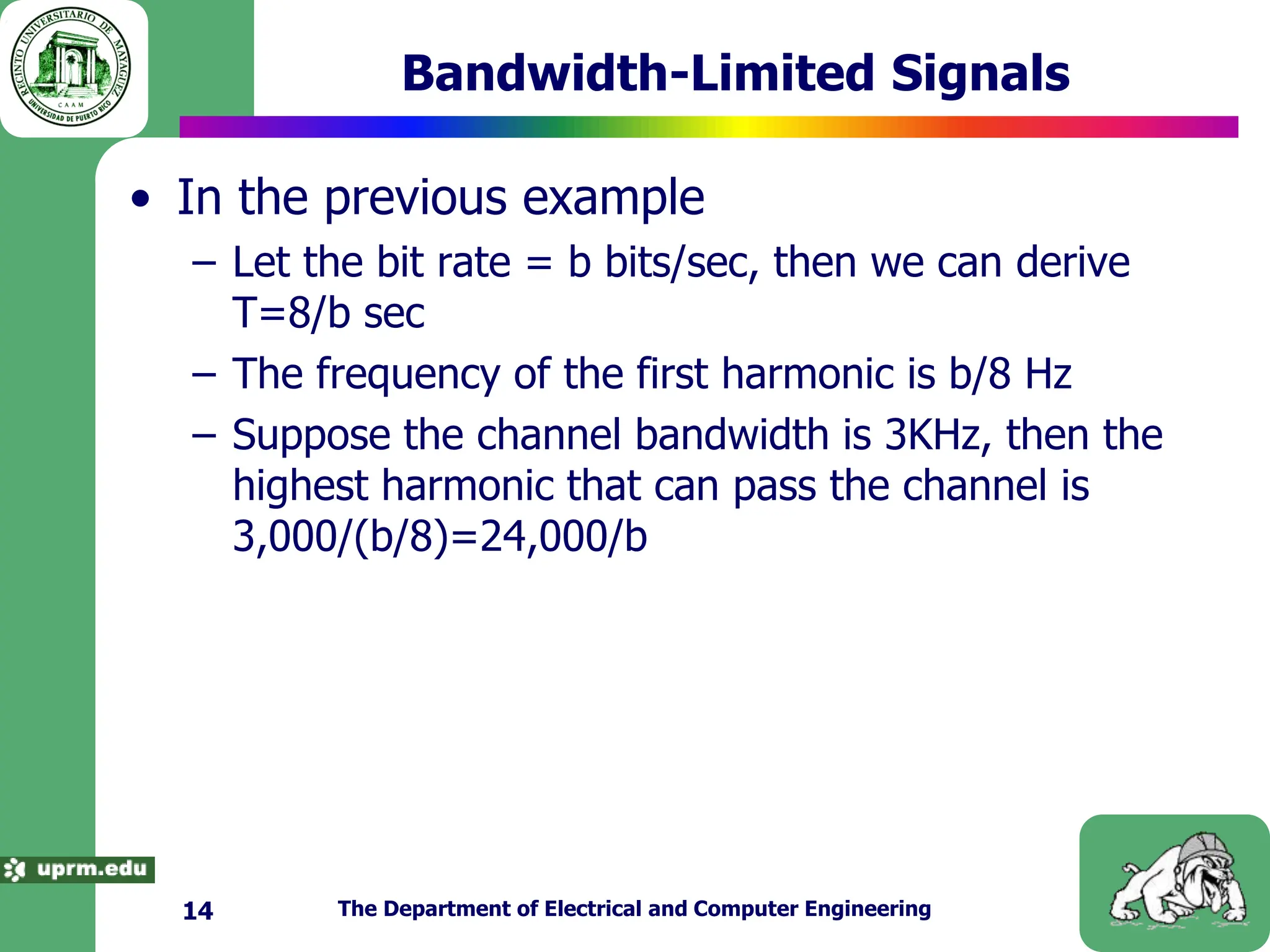Chapter 1: introduction and Chapter 2: the physical layer | PPT