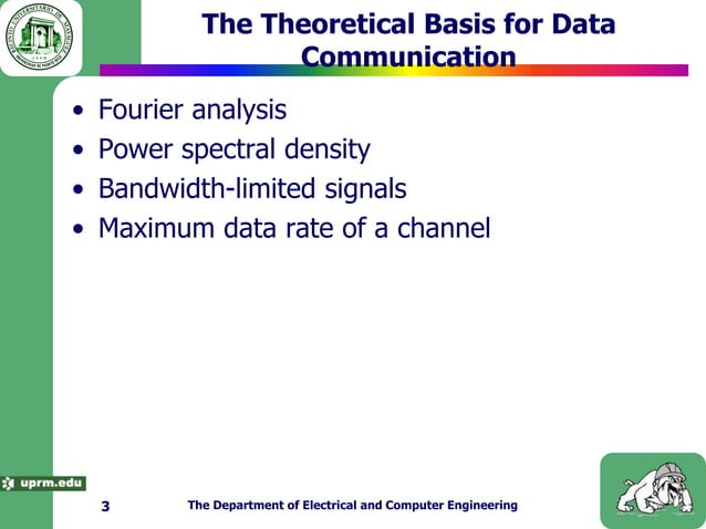 Chapter 1: introduction and Chapter 2: the physical layer | PPT ...