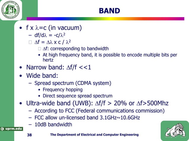 Chapter 1: introduction and Chapter 2: the physical layer | PPT ...