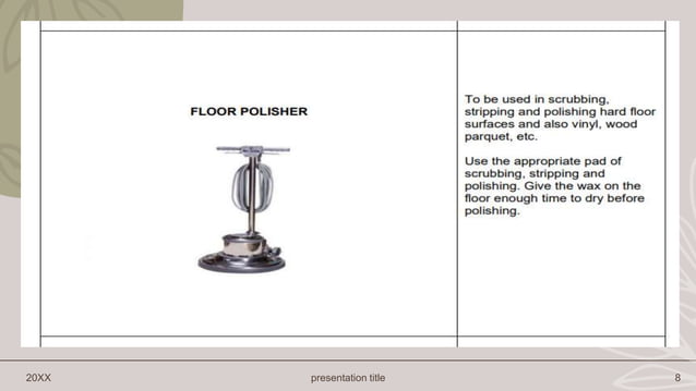 CHAPTER 2 - Public area Maintenance.pptx | Bath and Shower | Personal Care