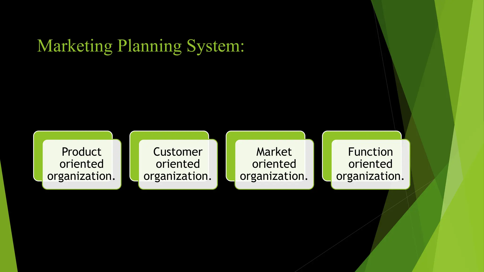 Marketing Planning, Types of Marketing Planning | PPTX