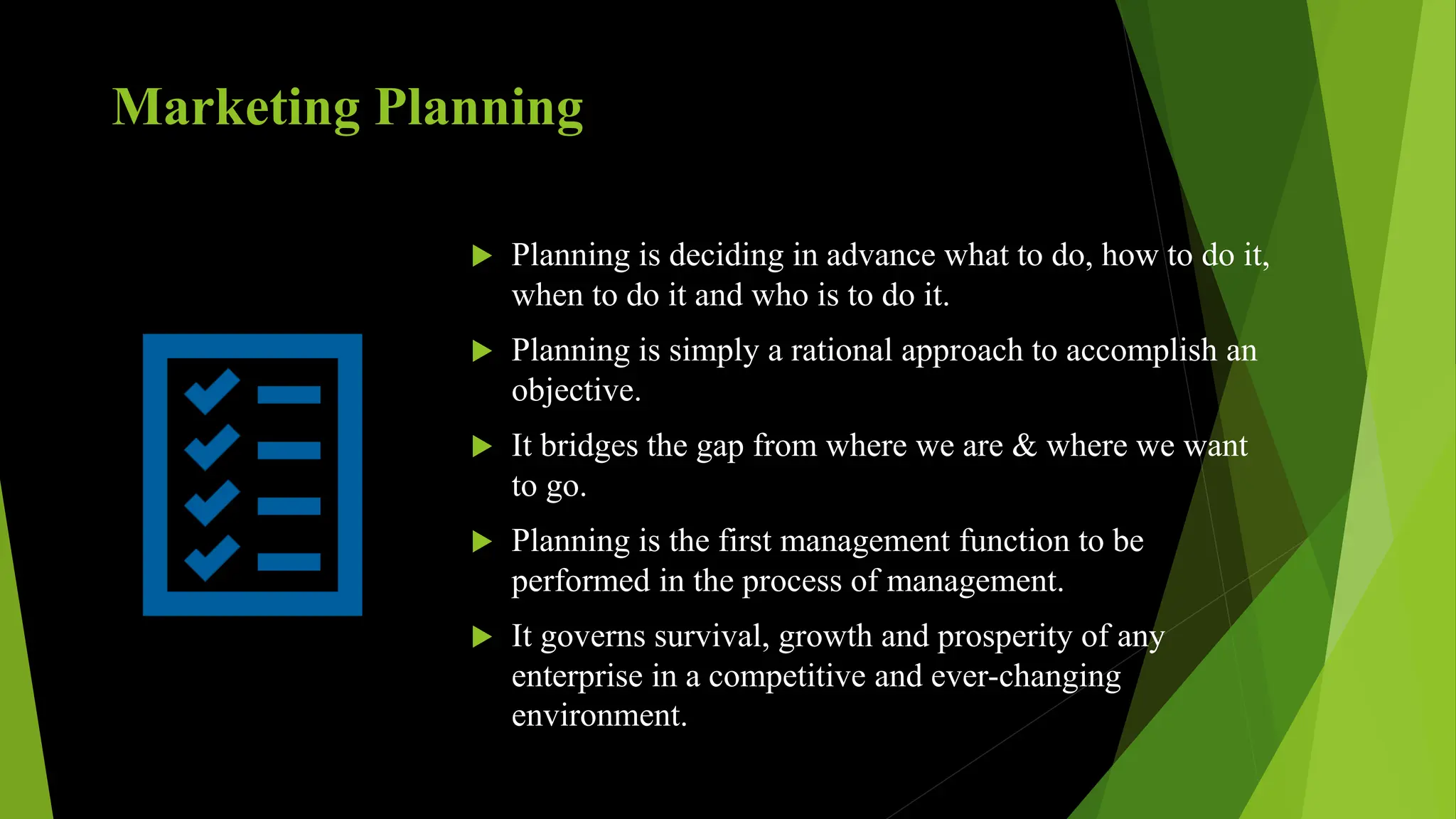 Marketing Planning, Types of Marketing Planning | PPTX