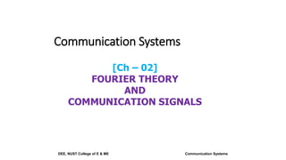 chapter 2 for communication systems course | PPT