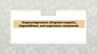 Chapter 2. Organomettalic compounds.pptx | Chemistry | Science