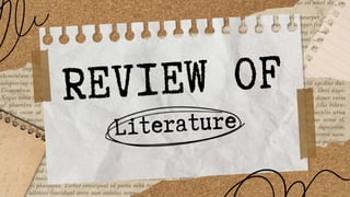 chapter 2 Review of Literature......pptx