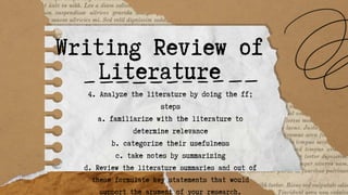 chapter 2 Review of Literature......pptx