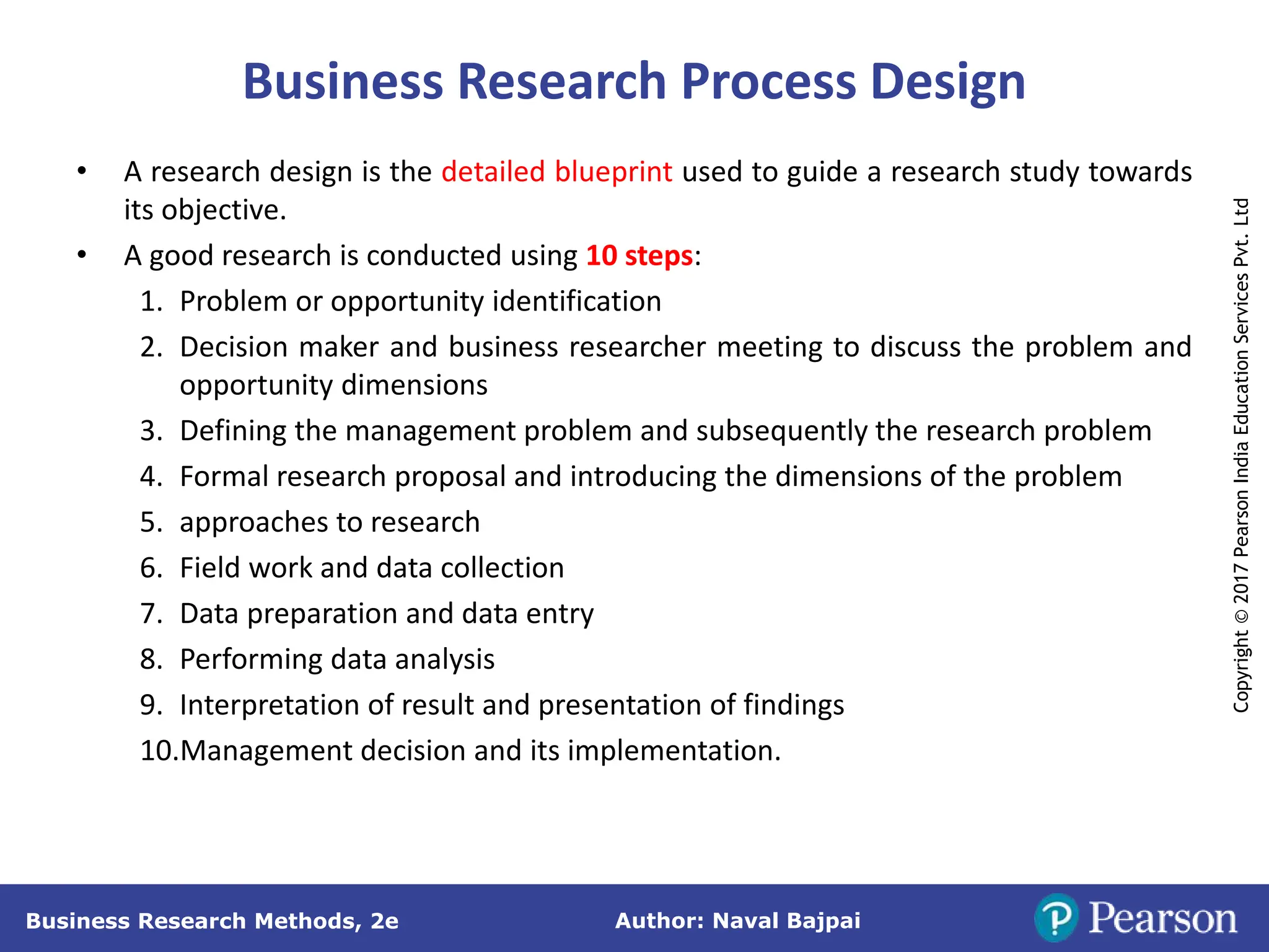 Business research process design Chapter 2 PGDM Trim-3-3 | PPT
