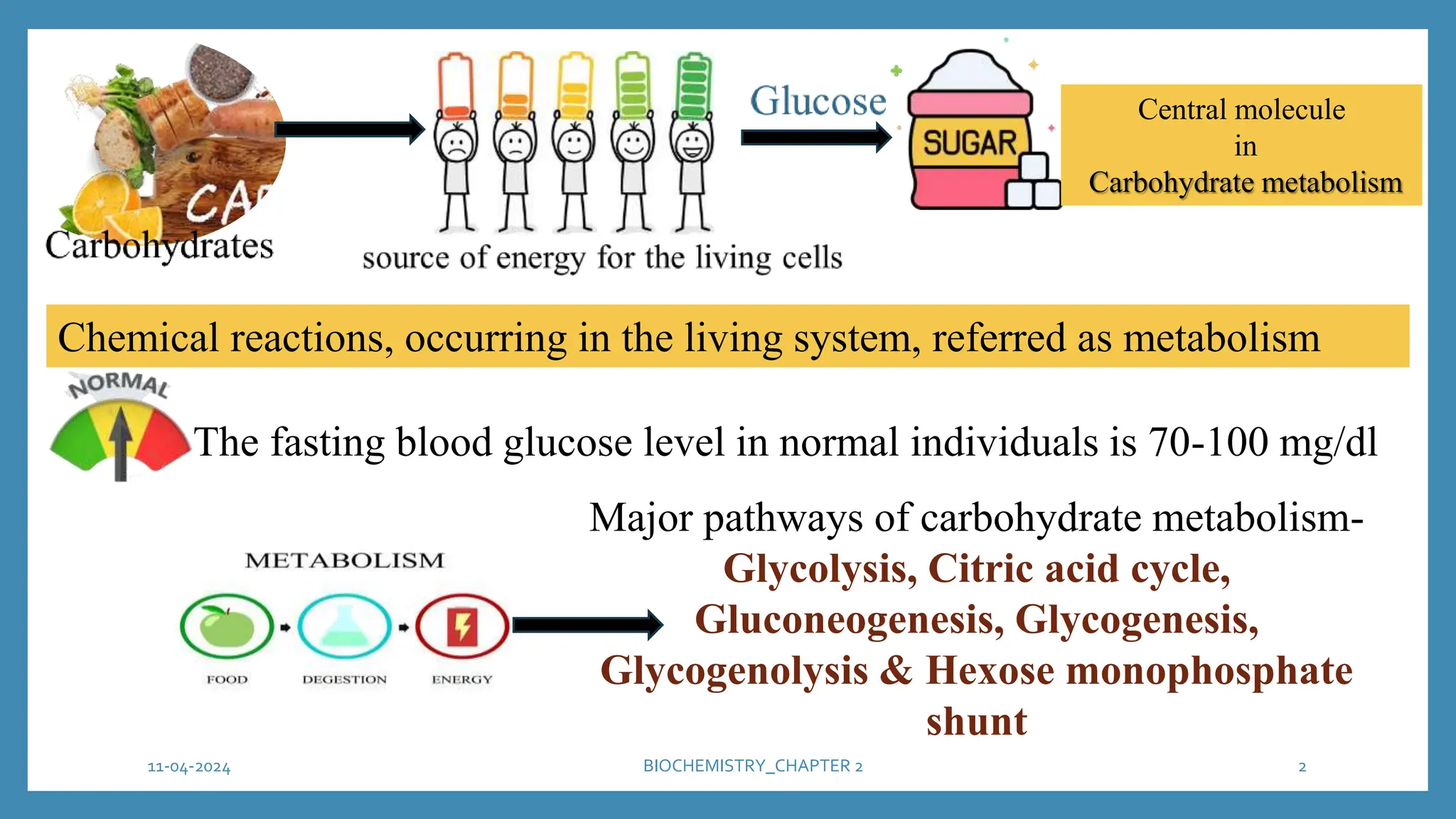 BIOCHEMISTRY-CARBOHYDRATE METABOLISM CHAPTER 2.pptx