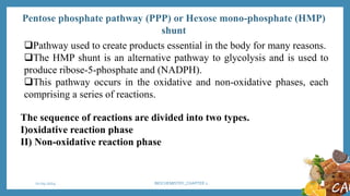 BIOCHEMISTRY-CARBOHYDRATE METABOLISM CHAPTER 2.pptx