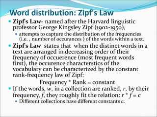 Chapter 2: Text Operation in information stroage and retrieval | PDF