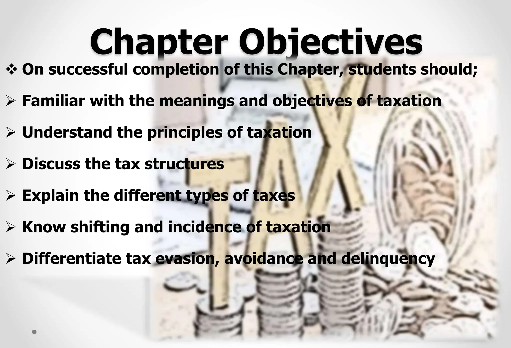 MEANING AND CHARACTERISTICS OF TAXATION. | PPTX