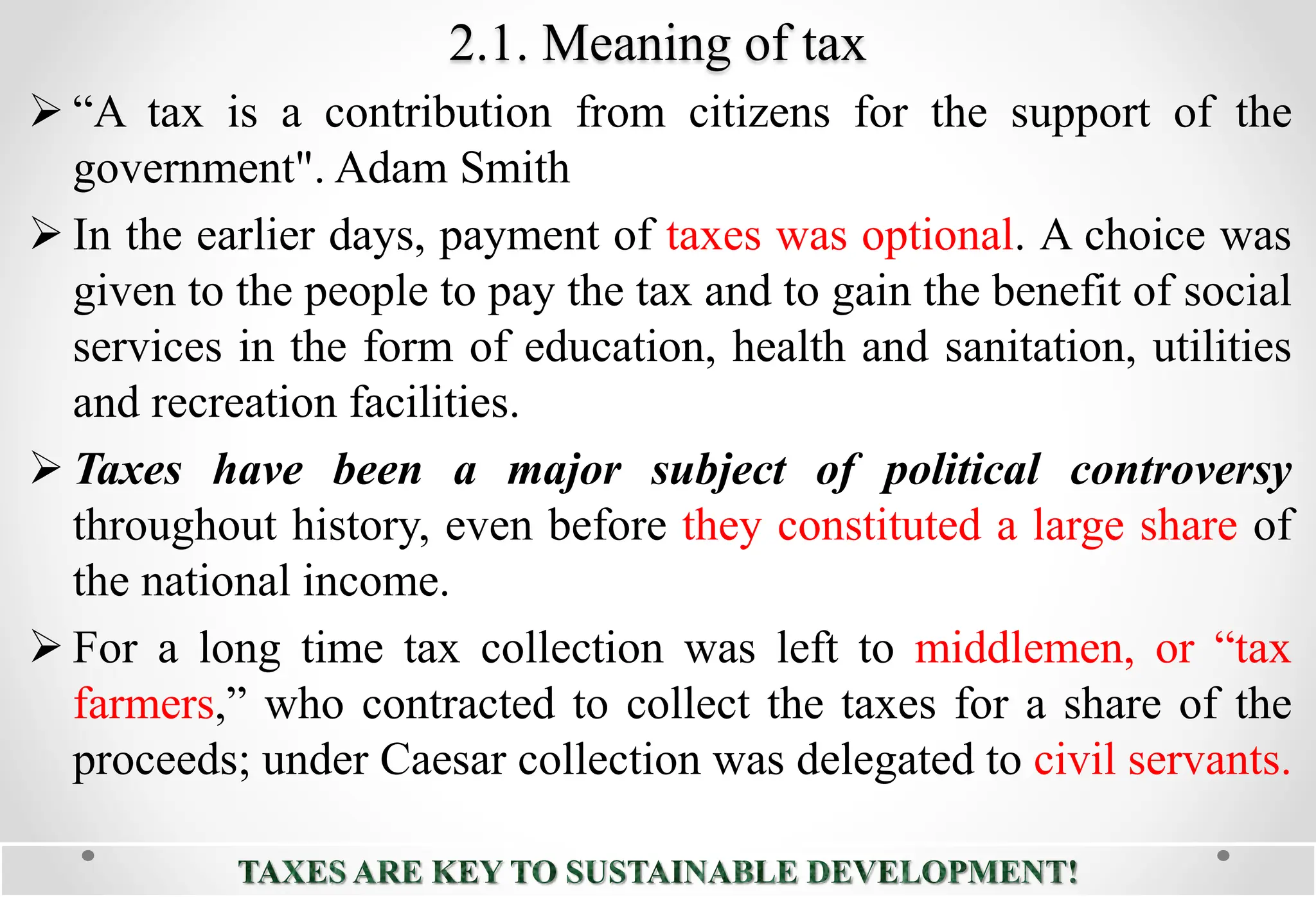 MEANING AND CHARACTERISTICS OF TAXATION. | PPTX