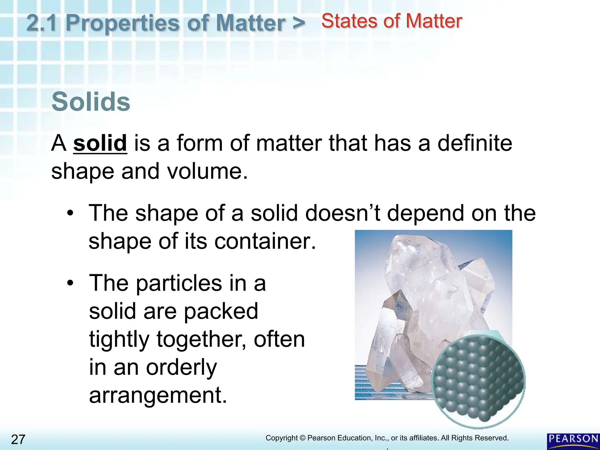 CHAPTER 2.1 POWER POINT Properties of Matter | PPT