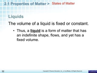 CHAPTER 2.1 POWER POINT Properties of Matter | PPT