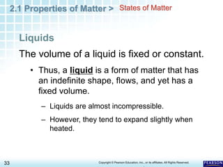 CHAPTER 2.1 POWER POINT Properties of Matter | PPT