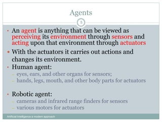 Intelligent agent - Artifical Intelligence | PPT