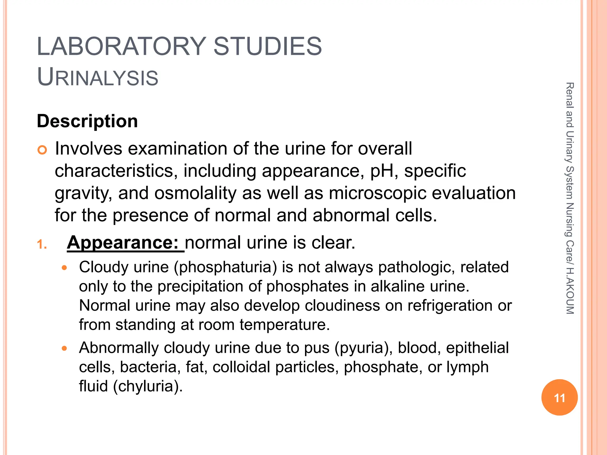 Chapter 1 : Diagnostic tests renal system | PPTX