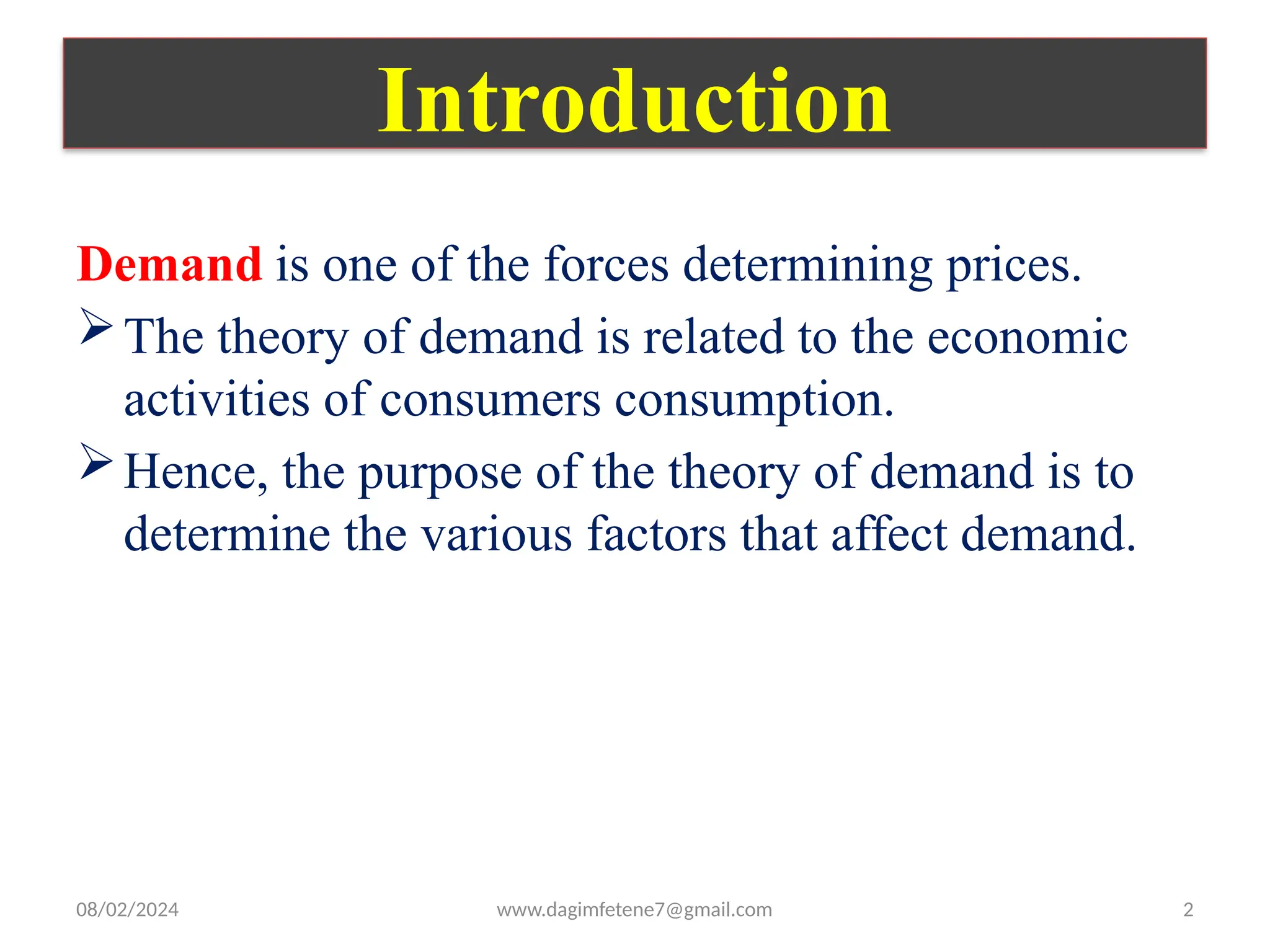 CHAPTER 2. Introduction to Economics ppt | PPTX