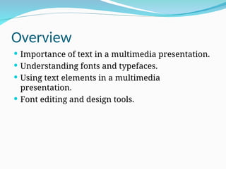 chapter2 multimedia and other program.ppt