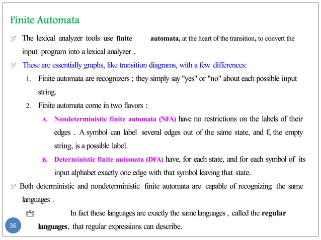 Chapter 2pptx Compiler Design Lecture Note Pptx Programming Languages Computing