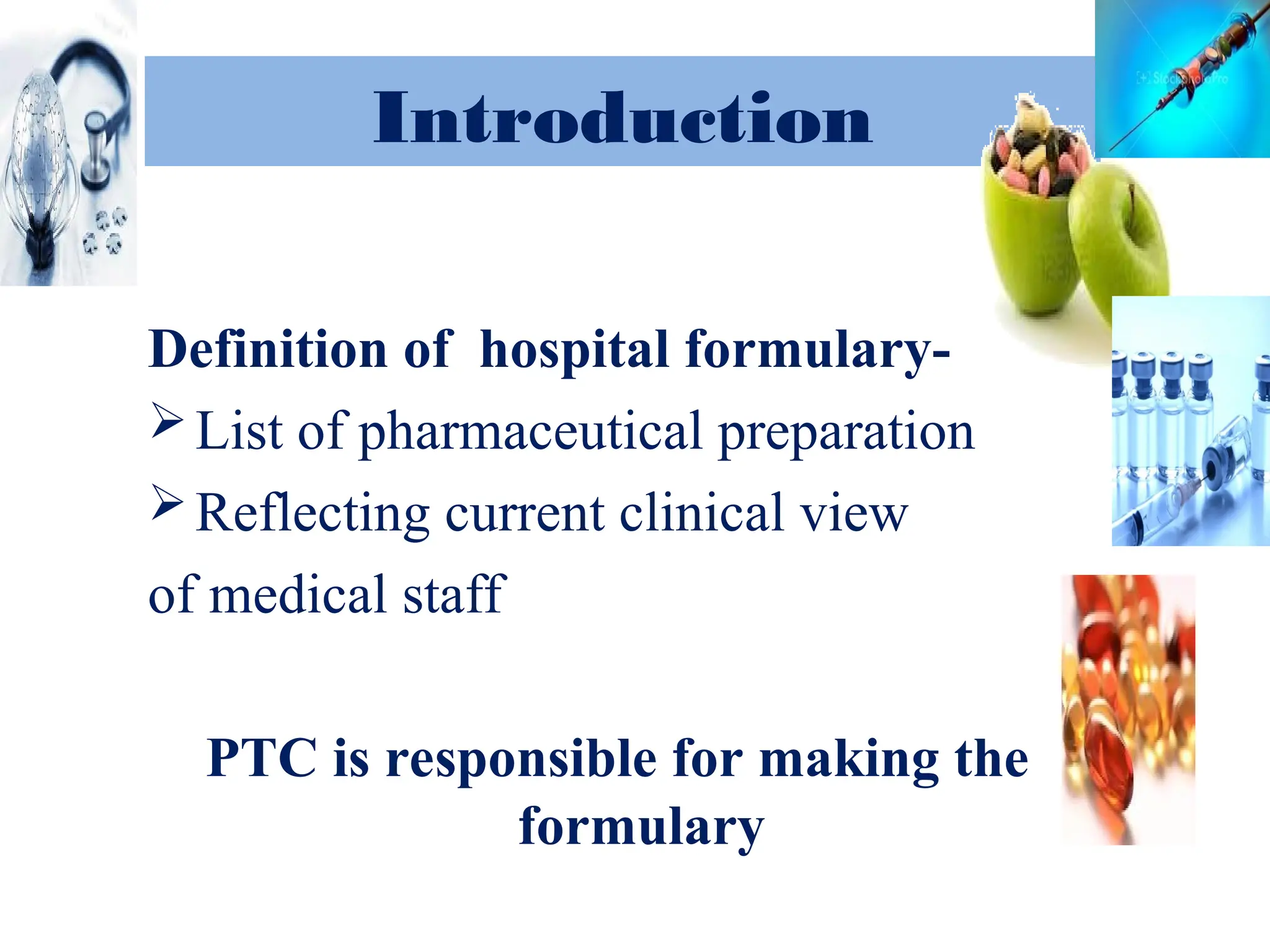 Chapte r 2 Hospital Formulary .ppt