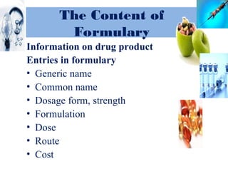 Chapte r 2 Hospital Formulary .ppt