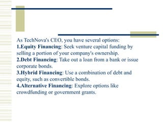 financing decision in financial management | PPTX