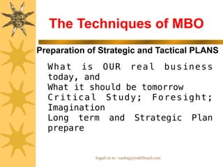 Management Guru; MBO; Managing people and Organization | PPT