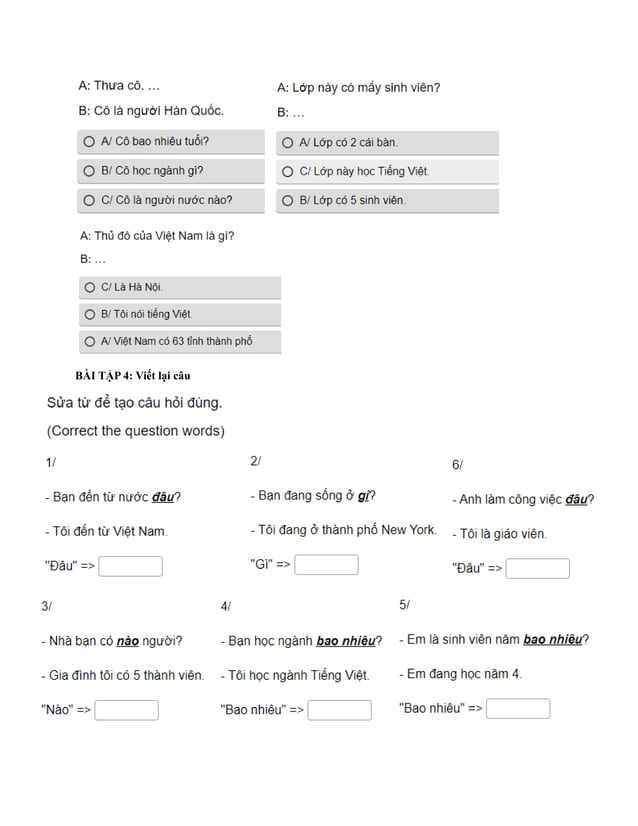 giao trinh tieng viet cho nguoi nuoc ngoai 4 | PDF