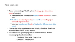 Chapter 2 - Project Life cycle for Project Management Students | PPTX