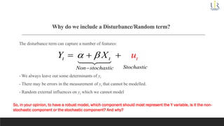 Linear regression model in econometrics undergraduate | PDF | Physics | Science