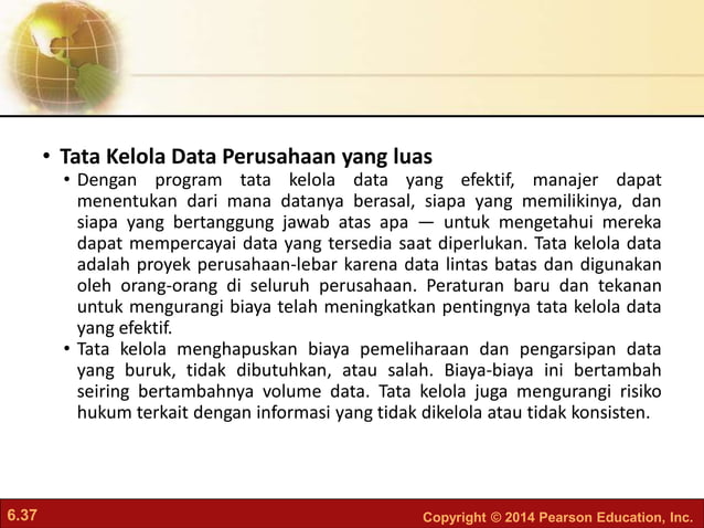 Tata kelola data dan arstektur Teknologi | PPT