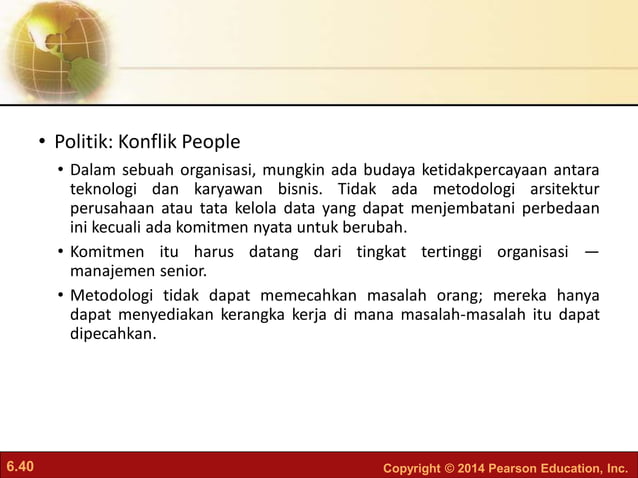 Tata kelola data dan arstektur Teknologi | PPT