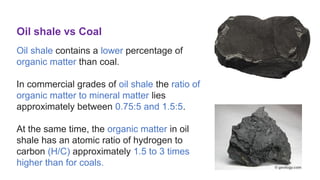 The second chapter of a course Oil Shale | PPT