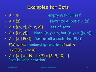 Chapter 2: The set theory in discrete mathematics.ppt