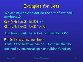 Chapter 2: The set theory in discrete mathematics.ppt