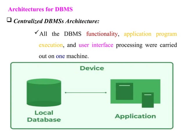 Chapter 2 Database Systems Architectures | PPT