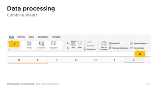 Information Technology - Excel Data Analysis | PPT