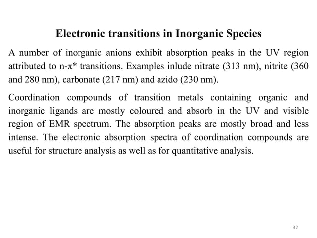 The ultraviolet and visible region of the electromagnetic spectrum | PPT