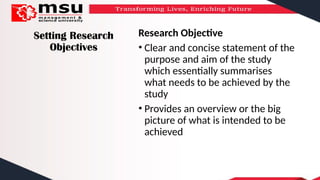 CHAPTER 2 Research objective and question | PPT
