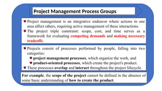 Information Technology Project Management Process Groups | PPT
