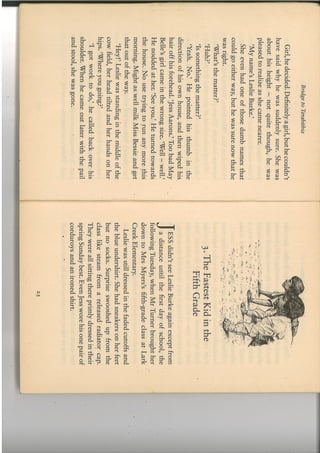 Chapter 2- Bridge to Terabithia by Katherine | PDF