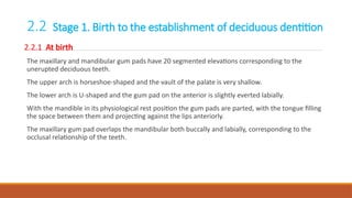Chapter 2: Development of normal occlusion.pptx