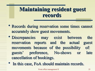 Chapter 2.Precedure for check in and out | PPT