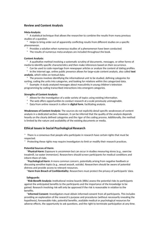 Research methods are systematic approaches used to collect, analyze ...