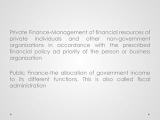 Understanding Business Finance under the 20th Century | PPT